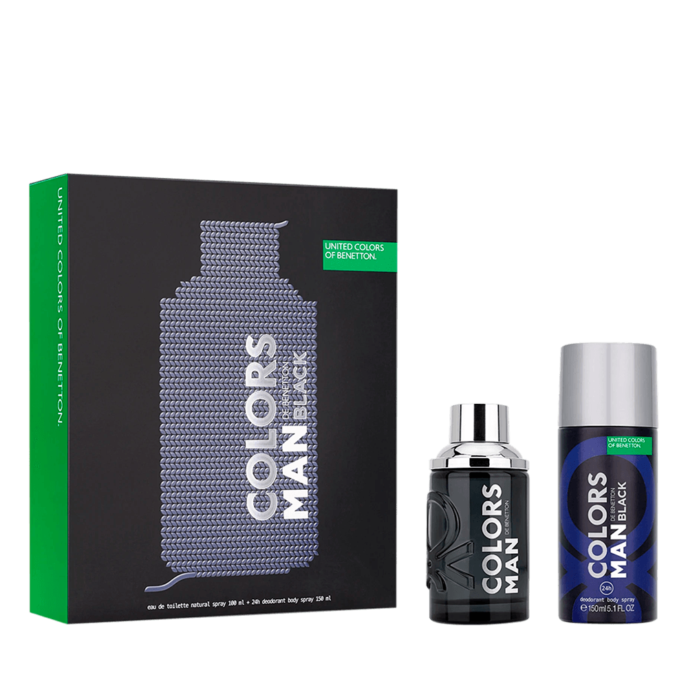 Perfume Benetton Colors Black Masculino Eau De Toilette 100 Ml Idélioui